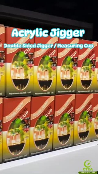 Acrylic & Stainless Jigger Double Sided (10cc/20cc) (20cc/40cc ...