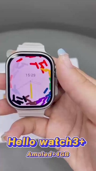 Hello3+ HELLO WATCH 3 PLUS Smart Watch Series 8 Ultra 2.04 Inch Amoled ...