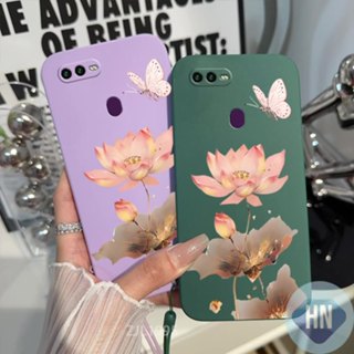 COD Casing OPPO A60 phone case Customized Butterfly Lotus Image Liquid ...