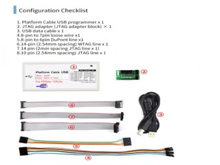 BUA Platform Cable USB Programmer Downloader For In-Circuit Configuration And Programming ...