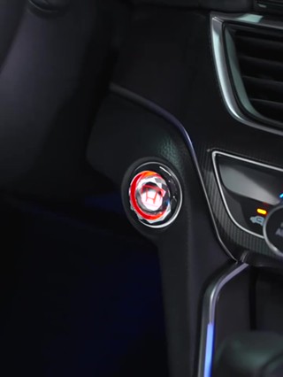 Toyota Car one click start button, ignition switch protection cover ...