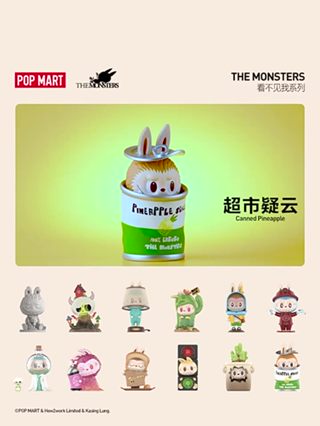 Popmart THE MONSTERS LABUBU Pop Mart LABUBU Can't See Me LABUBU Mystery ...