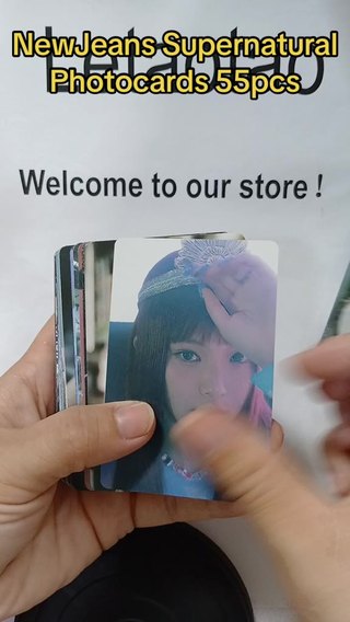 55pcs/box NJ Photocards Supernatural Bubble Gum How Sweet Album Bunnies ...