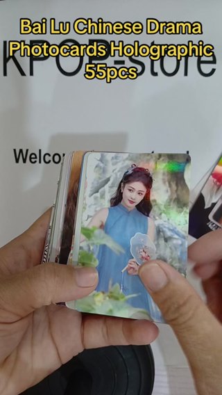 50-55pcs Chinese Drama Actor Rosy Zhao Lusi Hologram Laser Lomo cards ...
