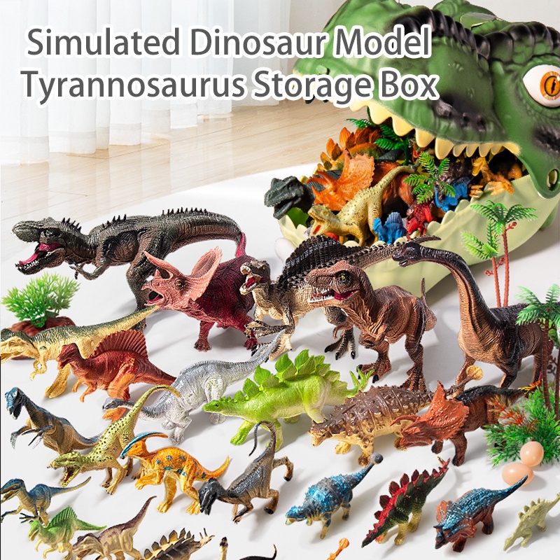 Simulated Dinosaur Toys Jurassic Spinosaurus World Park Tyrannosaurus ...