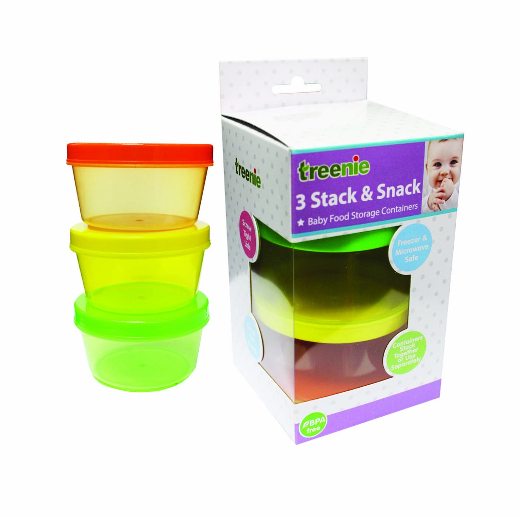 Treenie Stack and Snack Container 3pcs Used Baby Food (Retail) | Shopee ...
