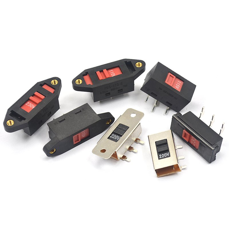 Voltage Conversion Switch 3 Pins 6 110V To 220V Sliding 115V-230V IEC6 ...