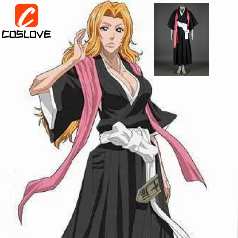 2022 Anime Bleach Matsumoto Rangiku Cosplay Costume Kimono Uniform ...