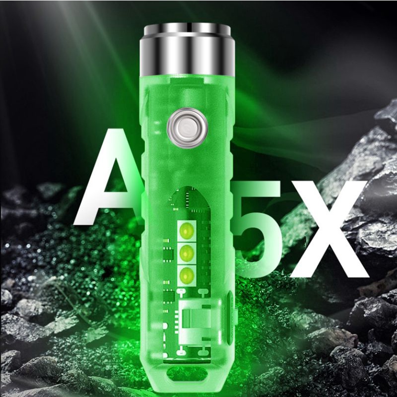 RovyVon A5X Min Flashlight Luminous UV Fluorescent USB Rechargeable EDC ...