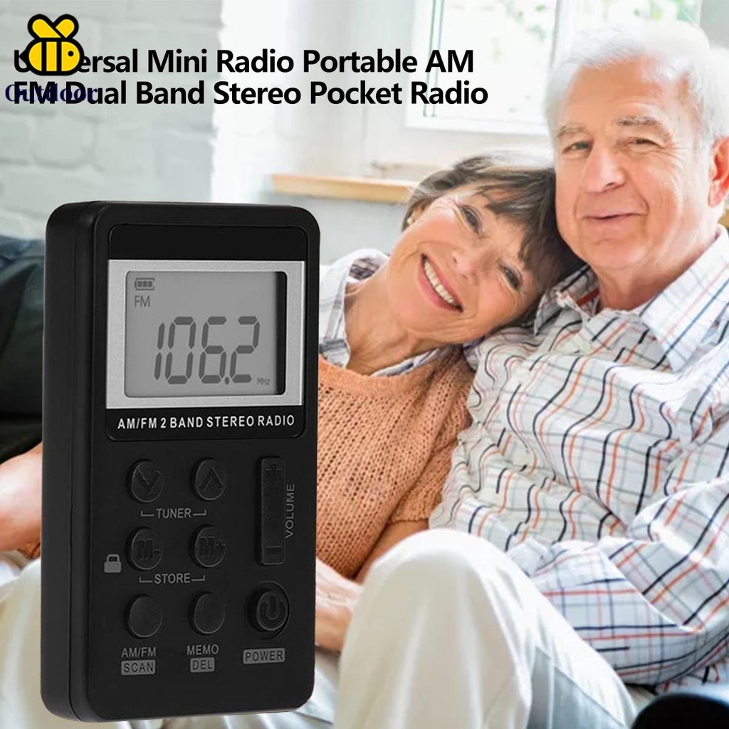 FM AM Radio Personal Mini Digital Tuning Pocket Transistor Walkman ...
