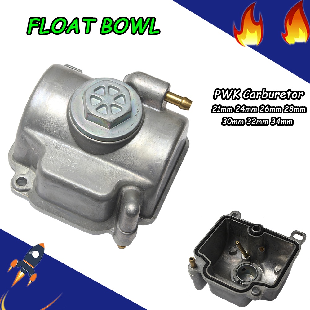 Motorcycle Carburetor Bottom Float Bowl Fit For KEIHIN PWK FO KSR EVO ...