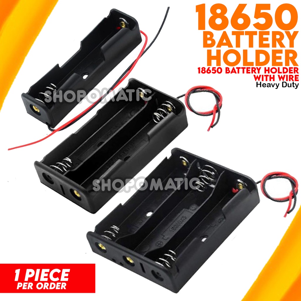 🟧Battery Holder 18650 1S / 2S / 3S / 4S Single Double Triple Quad ...