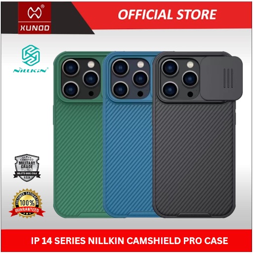 IP 14 PRO MAX / 14 PRO / 14 PLUS / 14 Case ORIGINAL NILLKIN Camshield ...