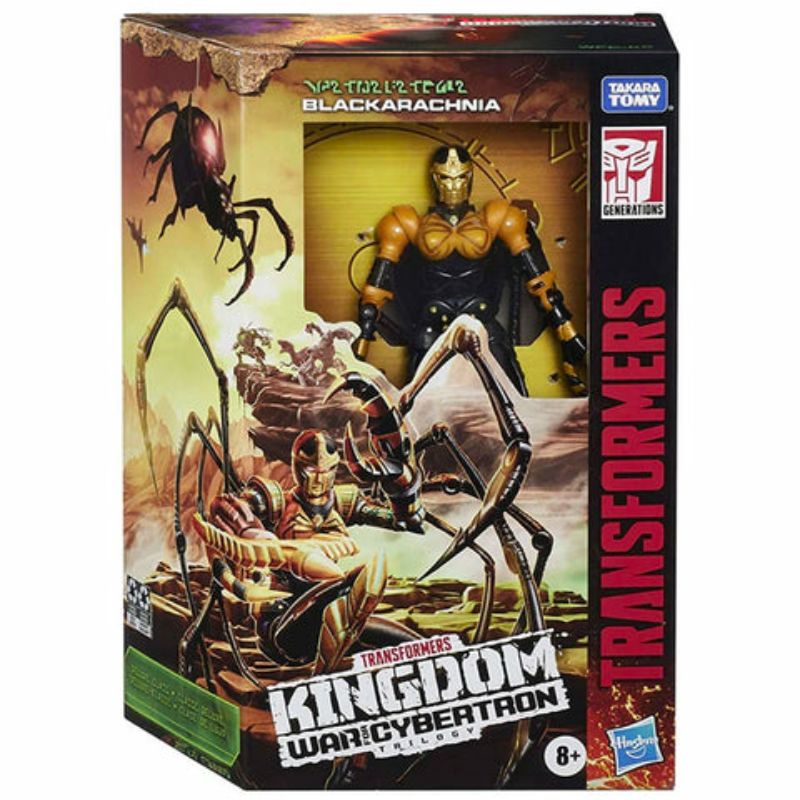 Transformers Tracks Ractonite Wingfinger Warpath Black Arachnia Kingdom ...