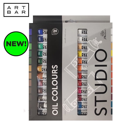Phoenix Studio Oil Paint PO2412S Set Of 24 12 ml - Art Bar PH | Shopee ...