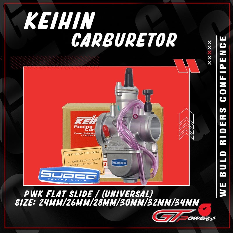 Keihin Carburator PWK Flat Slide 24MM / 26MM / 28MM / 30MM / 32MM ...