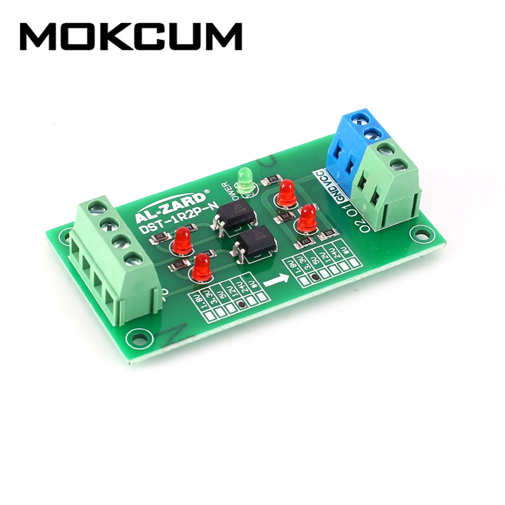12V to 3.3V 2-Channel Optocoupler Isolator Photoelectric Isolation ...