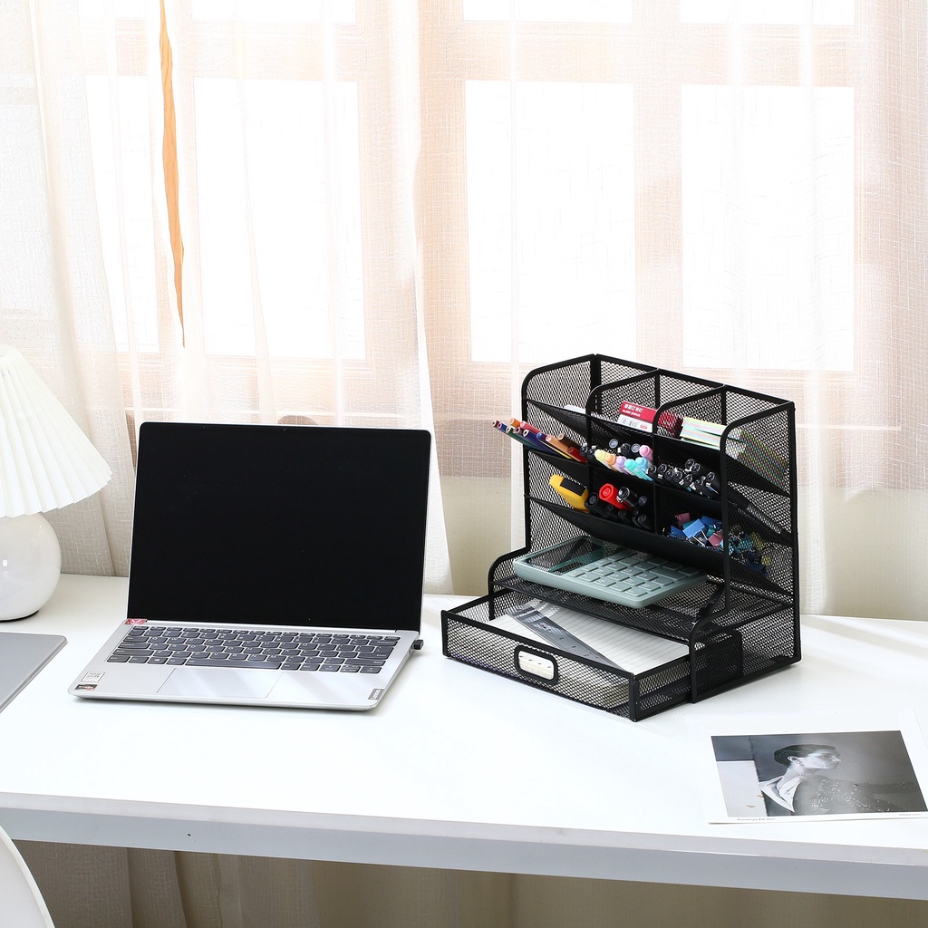 Formwell High-Capacity Desk Organizer, Pen Organizer, Desktop ...