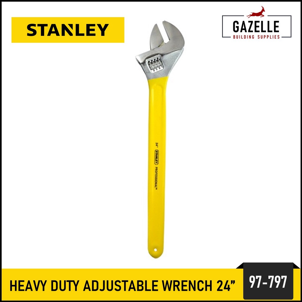 Stanley Heavy Duty Adjustable Wrench 24" - 97 - 79 | Shopee Philippines