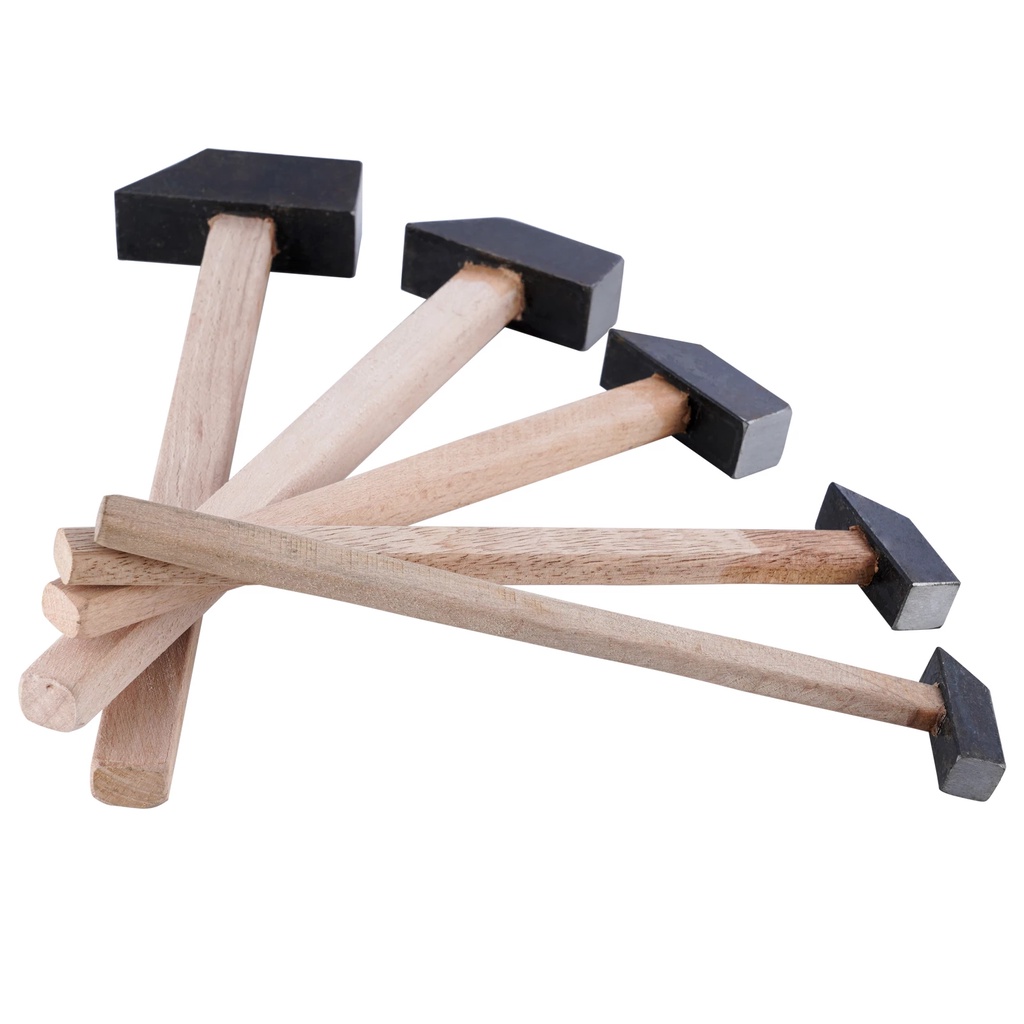 Square Hammers Wooden handle Metal Hammer Square Riveting Hammer with ...