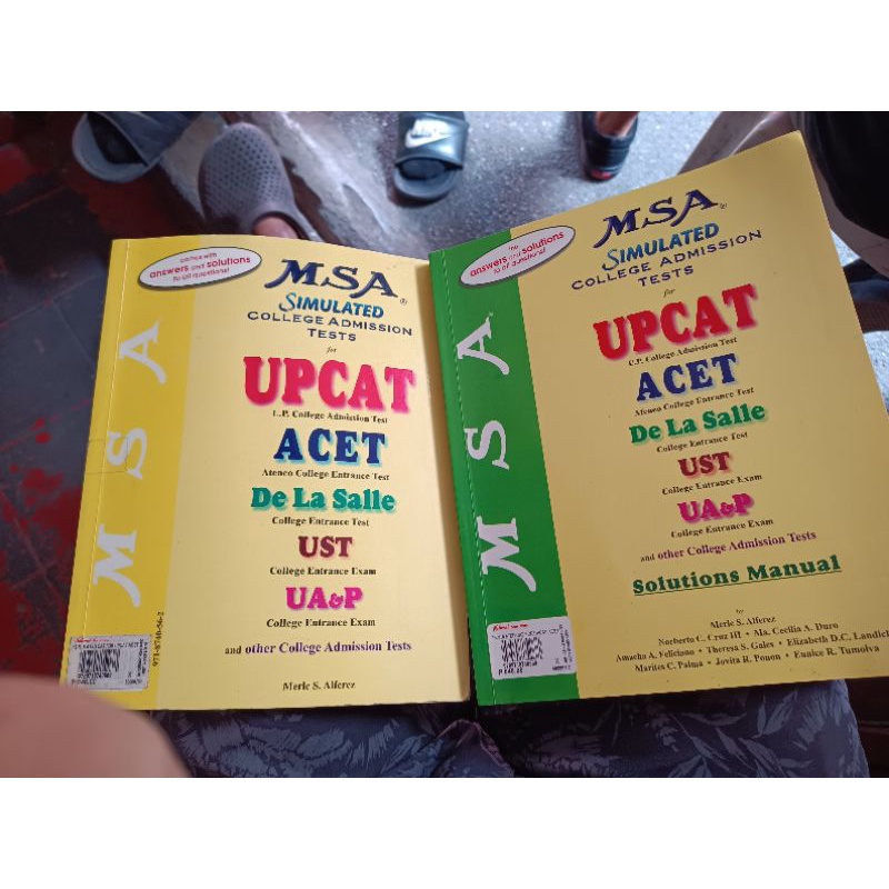 MSA Simulated college admission tests for UPCAT (Set) | Shopee Philippines MSA Simulated college admission tests for UPCAT (Set) | Shopee Philippines
