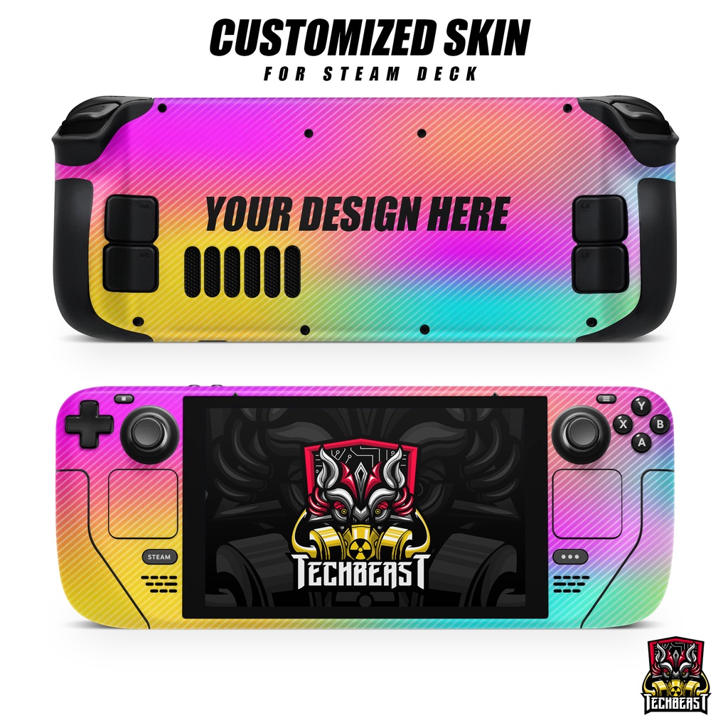 3M Steam Deck Custom Skin Wrap Vinyl Techbeast | Shopee Philippines