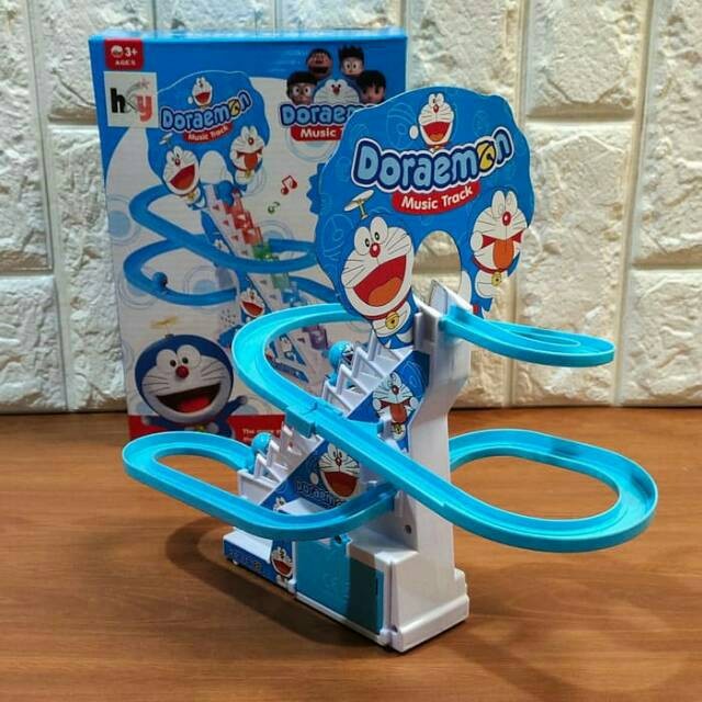 Doraemon Stair Track Toys - Doraemon Roller Coaster Sets | Shopee ...