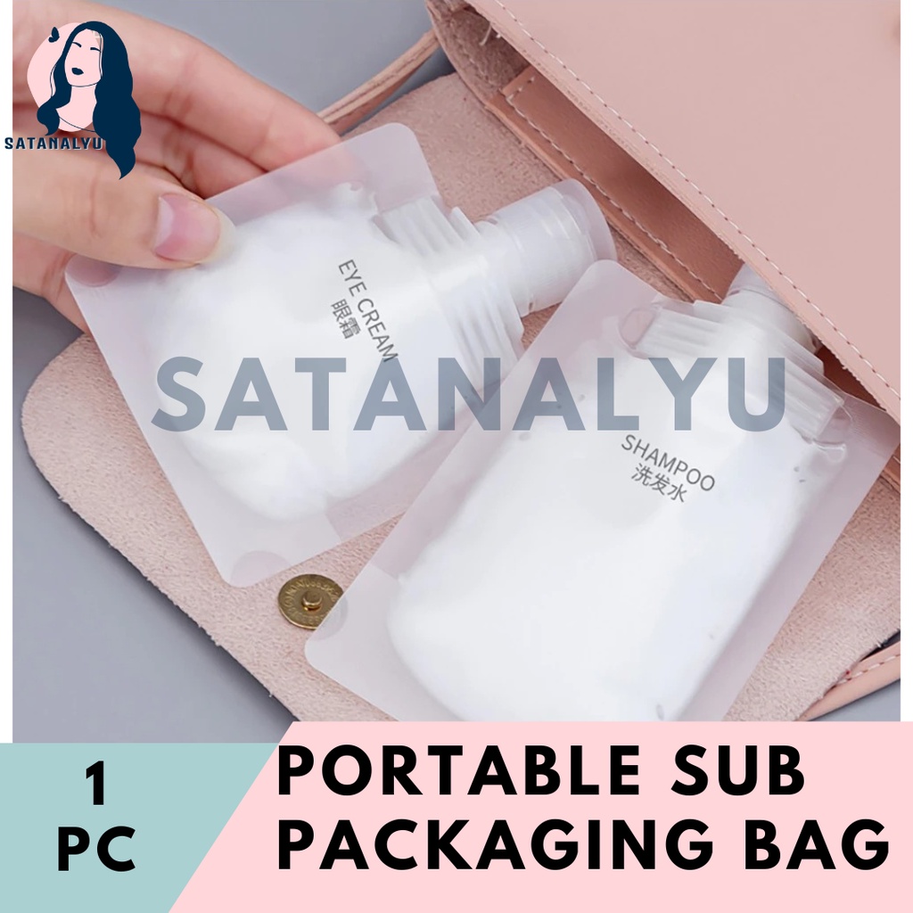 Travel Packaging Bag Cosmetic Lotion Shower Gel Shampoo Portable ...