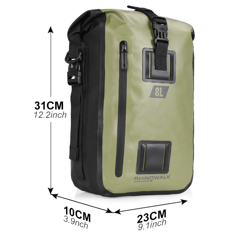 Rhinowalk 8L-30L Waterproof modular motorcycle bag motorcycle Saddle ...