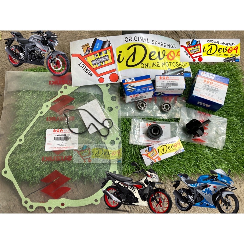 Waterpump Seal One Set Waterpam Satria Fu Fi GSX RS 150 Pump Water Seal Raider Fi Original SGP ...