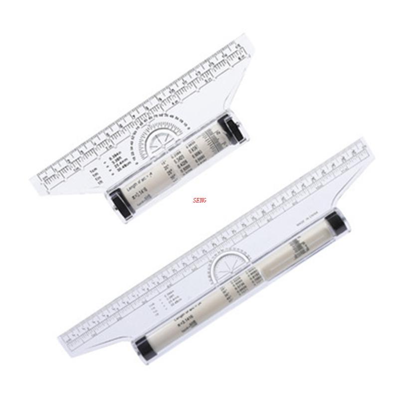 seng Multi-Purpose Drawing Parallel Rolling Ruler Balancing Scale ...