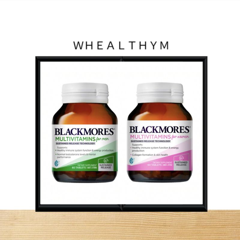 Blackmores Multivitamin for Women/Men 60 tablets 60 Multi Vitamins | Shopee Philippines