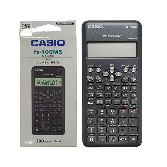 100 Original Casio Fx 100ms 2nd Edition Scientific Calculator Fx