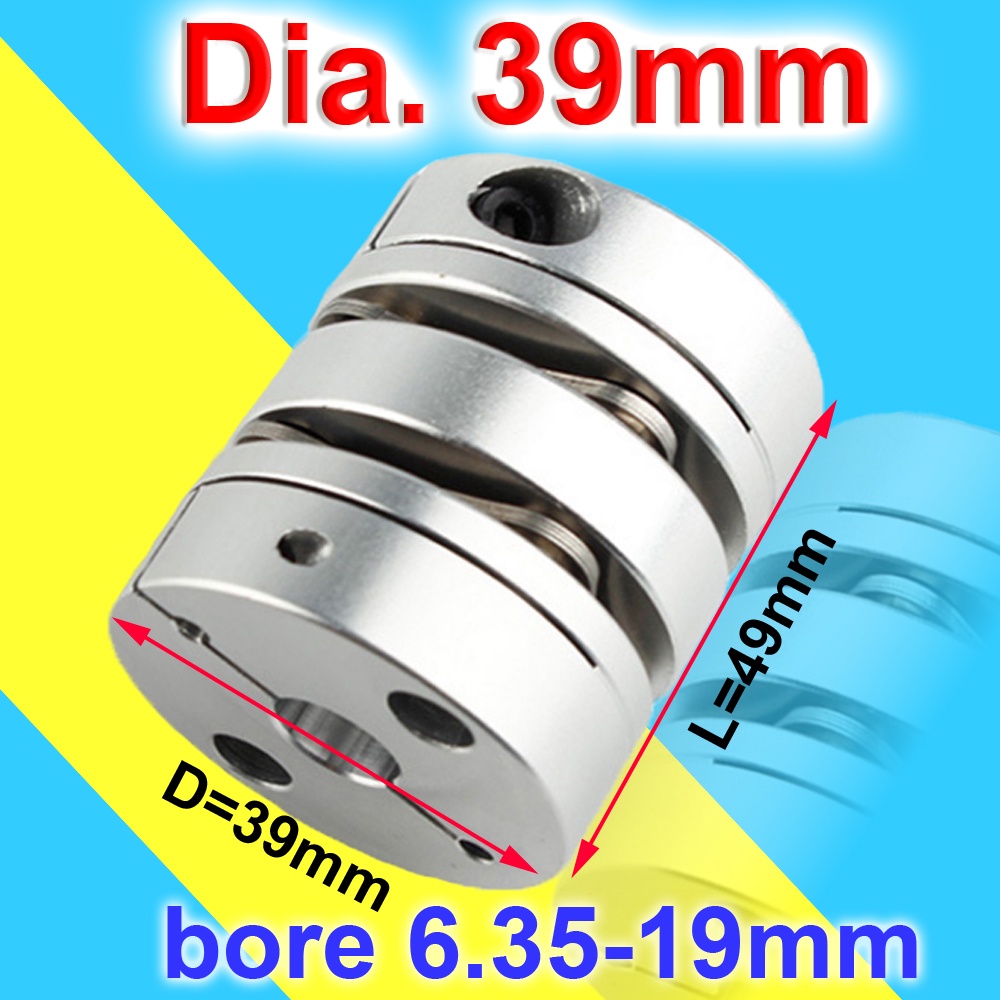 1PC Laser Engraving Machine Dia.39mm Diaphragm Coupling Encoder Double ...