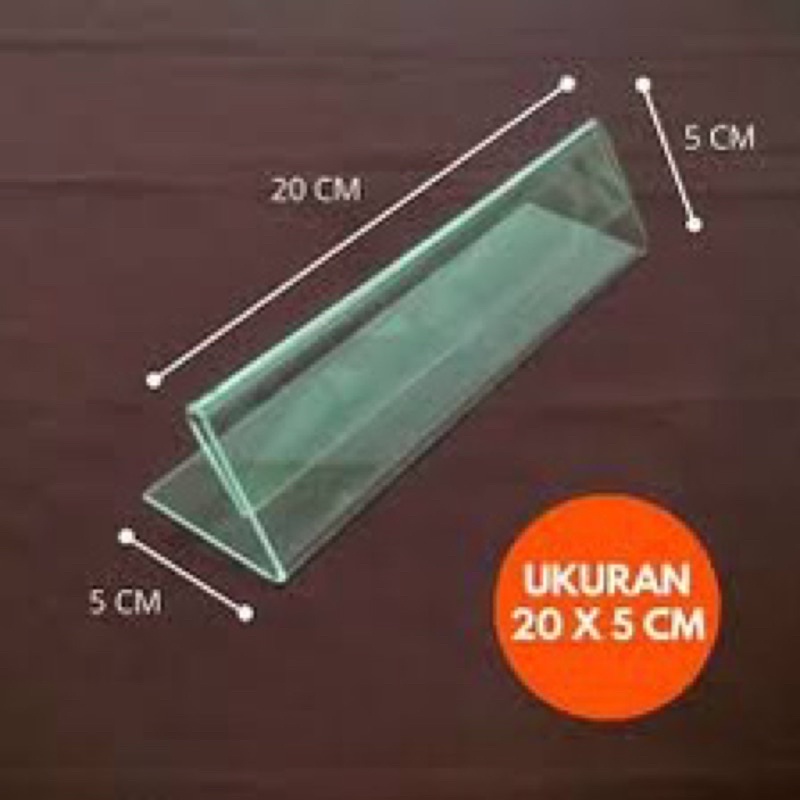 Acrylic Table Nameplate 20 x 5 cm 2mm | Shopee Philippines