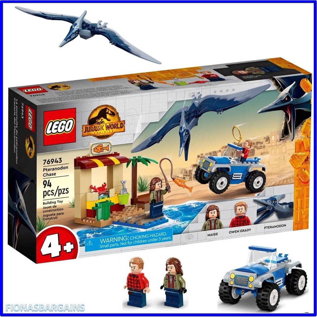 NEW & SEALED Lego 76943 Jurassic World Dominion Pteranodon Chase ...