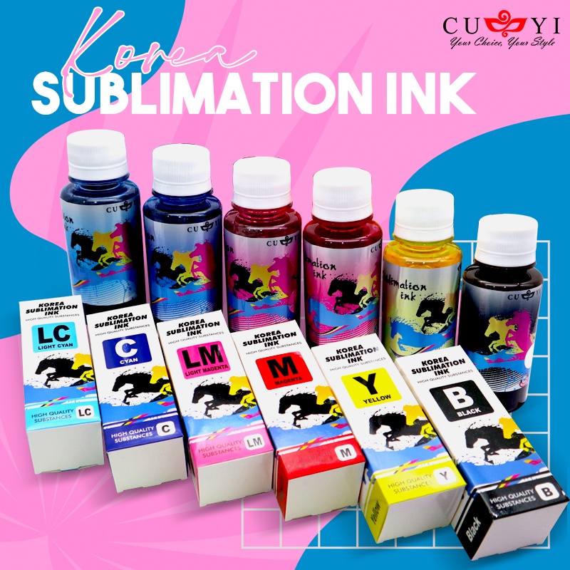 CUYI Korea Sublimation Ink for Ep son Modified Printer for Sublimation ...