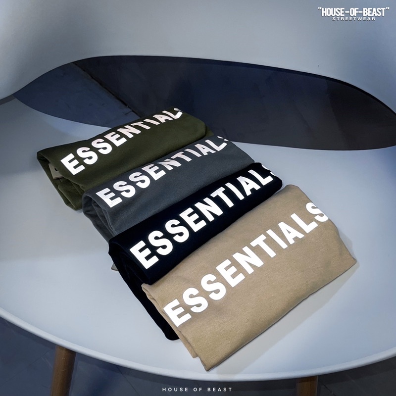 ESSENTIALS REFLECTIVE CENTER FG FOG SHIRT FEAR OF GOD HYPEBEAST OVERSIZE TSHIRT CORRECT VERSION ...