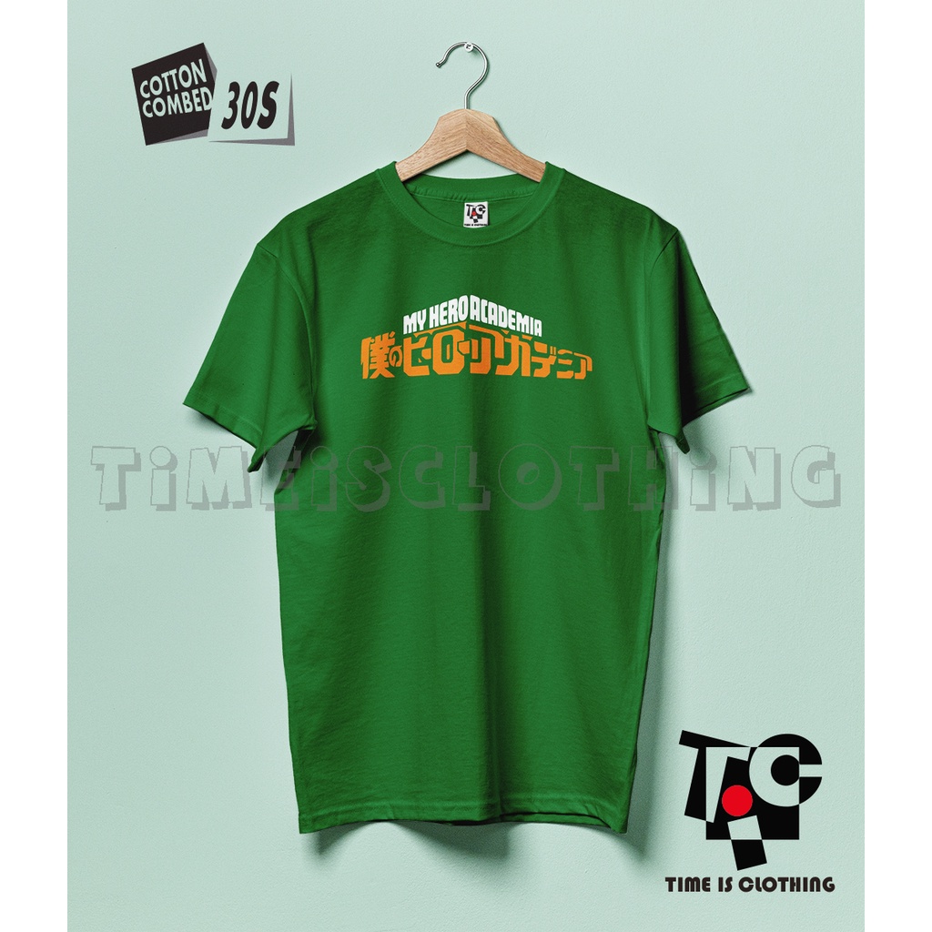 My HERO ACADEMIA BOKU NO HERO LOGO Cotton Combed 30s | Shopee Philippines