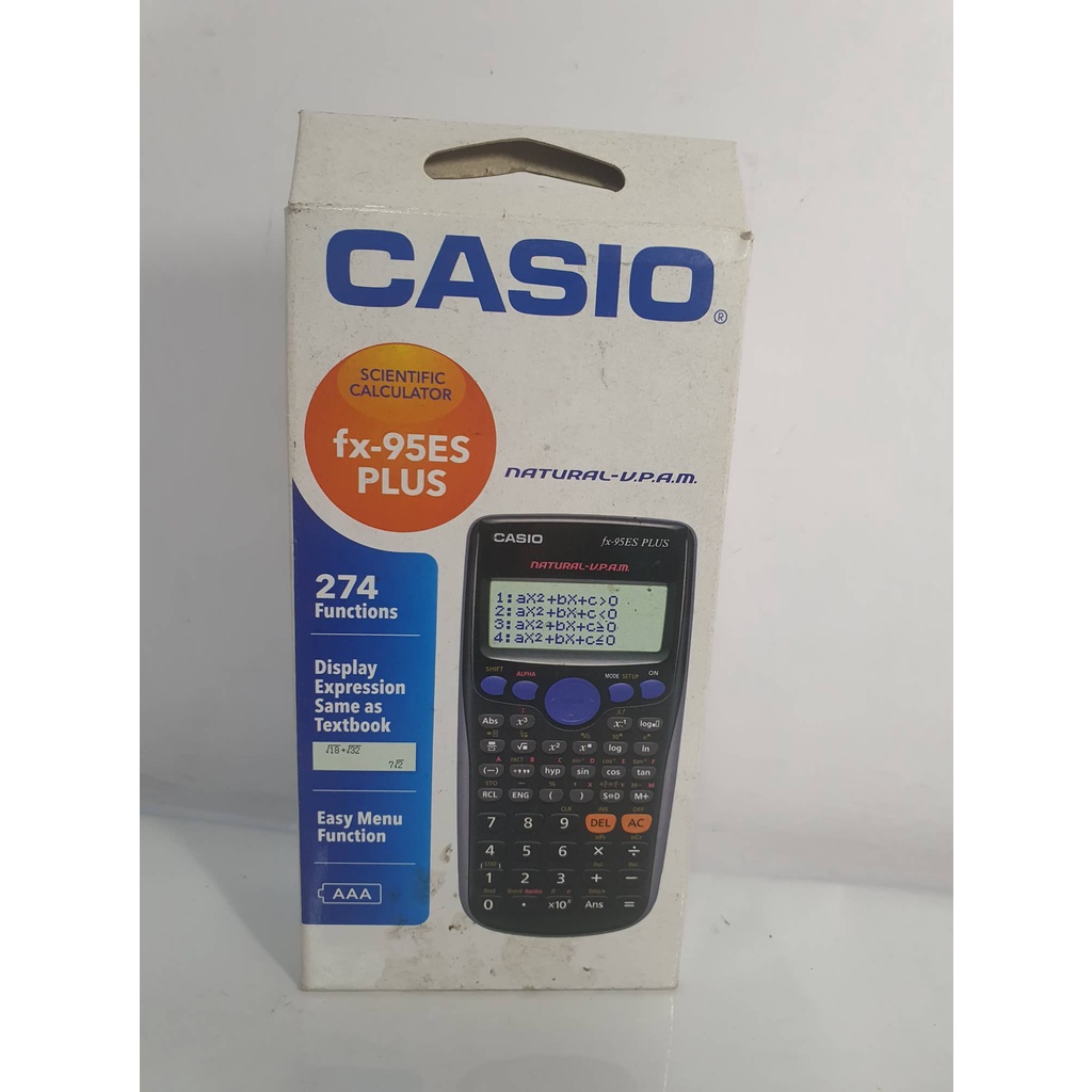 ORIGINAL CASIO Plus scientific CALCULATOR office supplies | Shopee ...