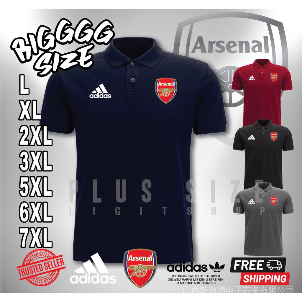 Plus size Arsenal polo collar shirt 10XL 8XL 7XL 6XL 5XL big size shirt ...