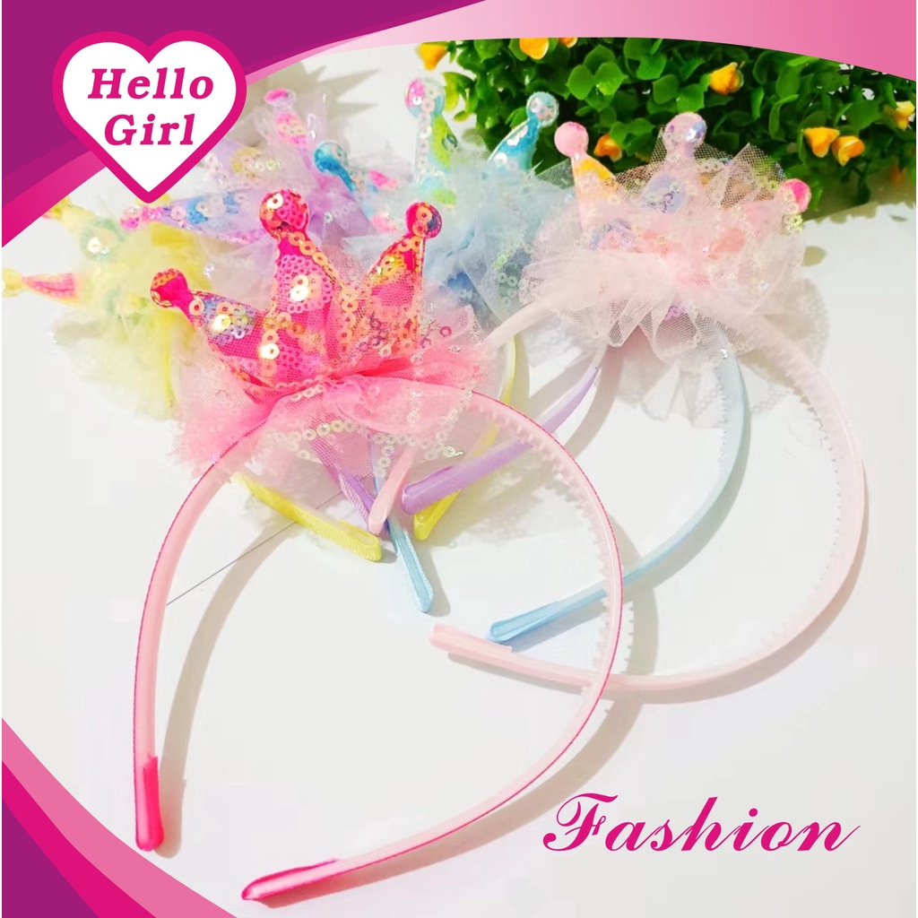 (Hello Girl)b36 Bando Anak Bando Mahkota Import | Shopee Philippines