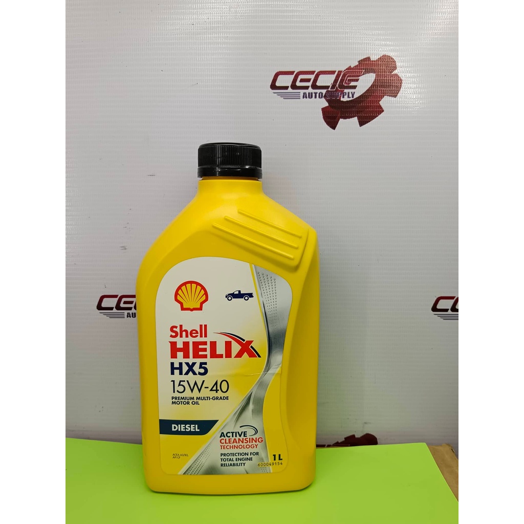 Shell Helix HX5 15W40 Premium Multigrade Diesel Motor Oil 1Liter ...