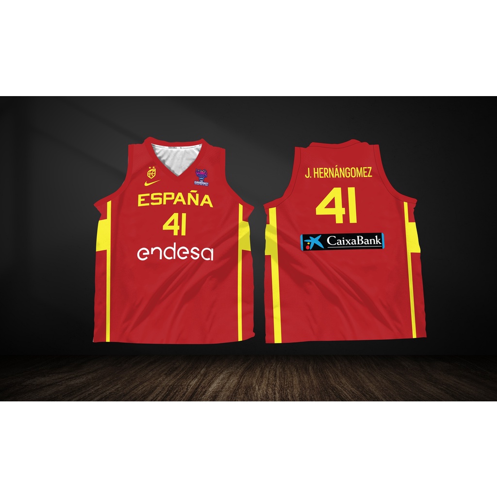 BASKETBALL SPAIN FIBA CONCEPT 2022 ( RED ) | Shopee Philippines