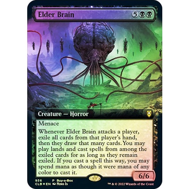 Magic the Gathering : Elder Brain - CLB - Rare MTG Black Horror ...