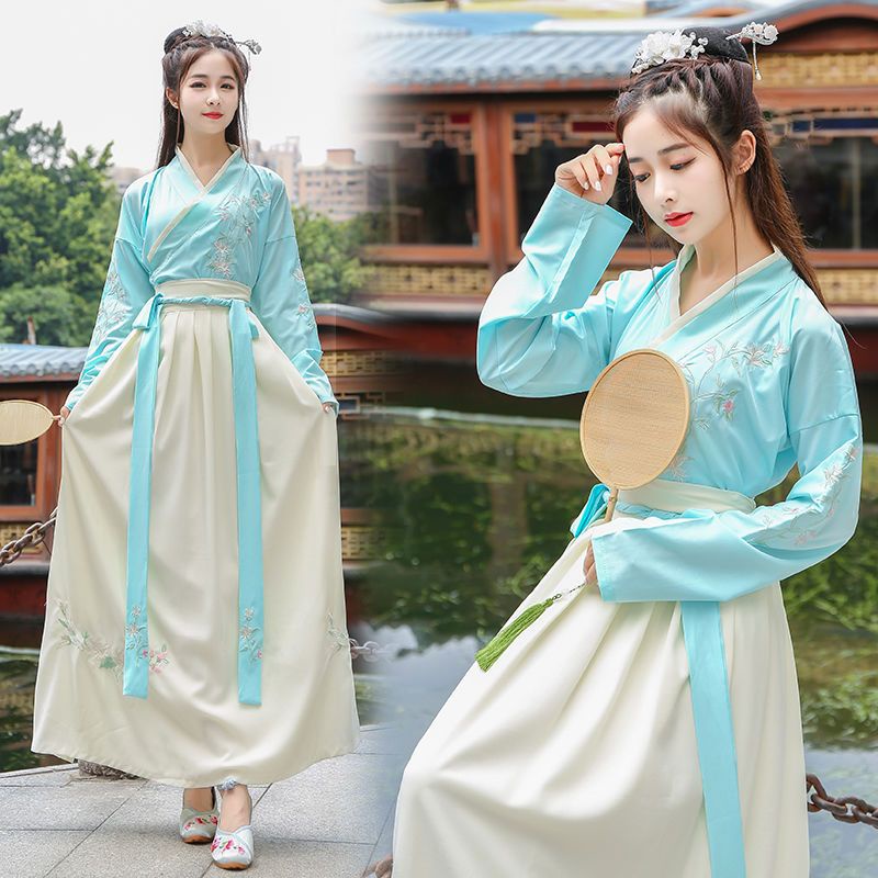 Hanfu Female Full Set Fairy Antique Student Adult Ancient Costume ...