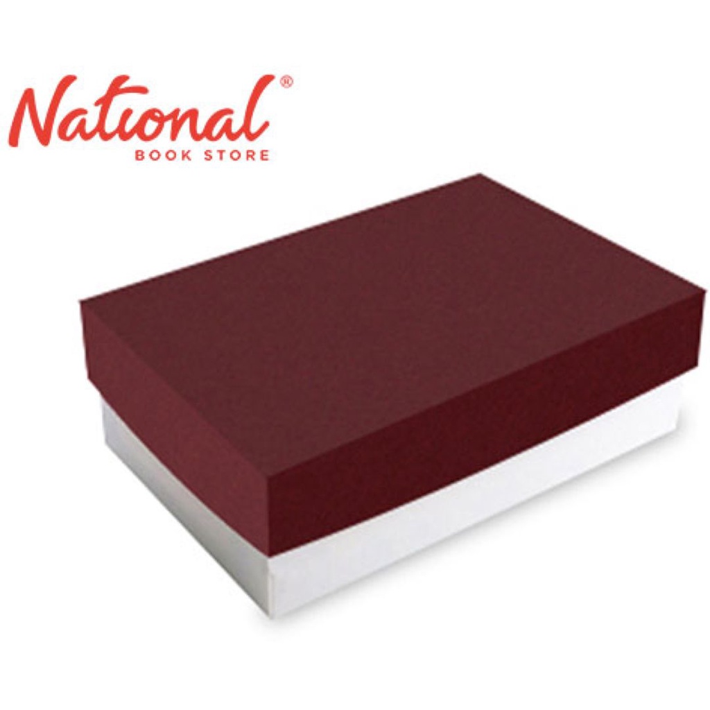 BossBox Plain Colored Gift Box 5S Carmine R1 4x6x2.75 inches 3028530 ...