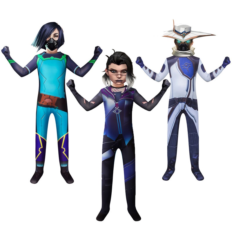 Kids Cosplay Game Valorant Viper Mask Cosplay Girls Boys Halloween Val ...