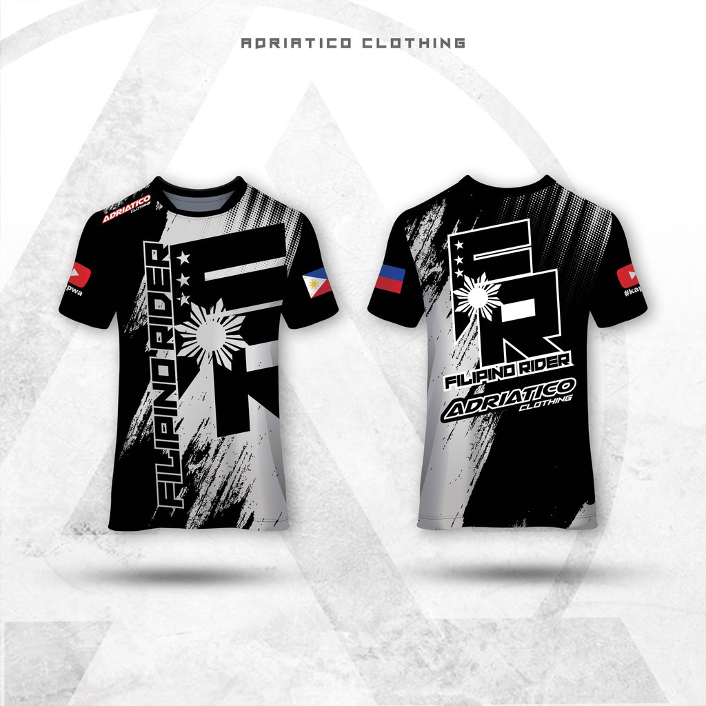 Motor Cycle Jersey for Men Adriatico X Filipino Rider Gen 1 Riding Jersey Long Sleeve and T ...