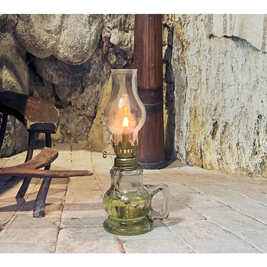 Old-Fashioned Kerosene Lamp Fire Water Nostalgic Wedding Camping ...